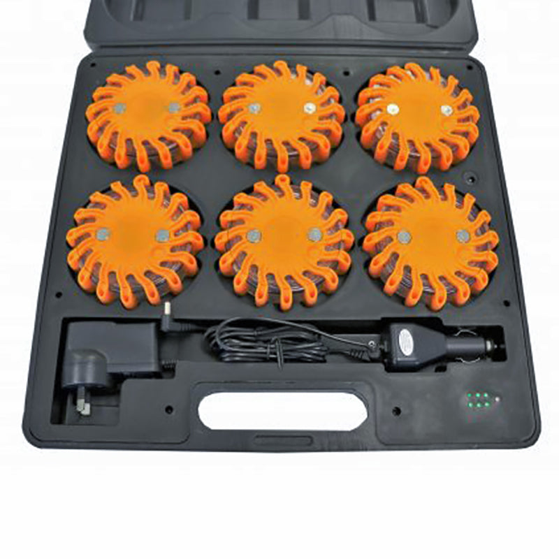 Esko LED Road Flare, Kit of 6 – Firequip